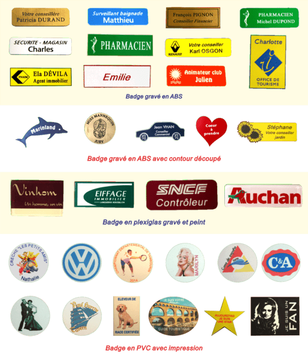 Fabication de badges